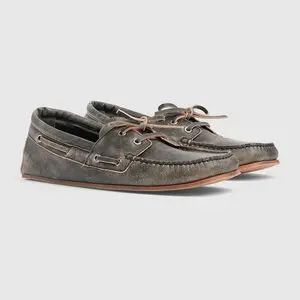 Gucci Boat Shoe Leather