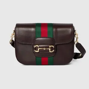 Gucci Horsebit 1955 Small Shoulder Bag - Brown