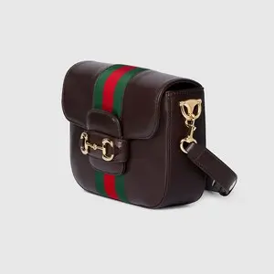 Gucci Horsebit 1955 Small Shoulder Bag - Brown