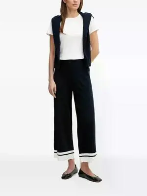 Joseph Ribkoff Striped Cropped Trousers