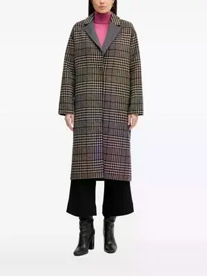 Joseph Ribkoff Checked Collared Coat