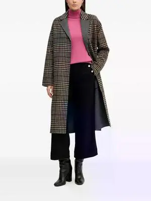 Joseph Ribkoff Checked Collared Coat