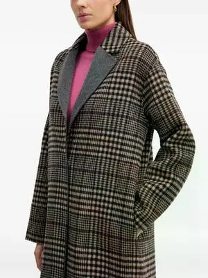 Joseph Ribkoff Checked Collared Coat