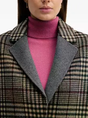 Joseph Ribkoff Checked Collared Coat