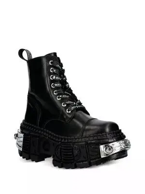 NEW ROCK Lace-up Platform Boots