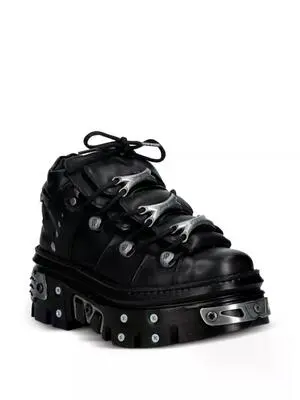 NEW ROCK Metal Detail Boots