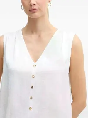 Joseph Ribkoff Button V-neck Top