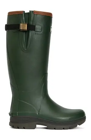 Barbour Tempest Knee High Welly Boots - Olive
