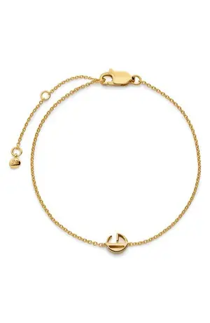 Monica Vinader Initial Chain Bracelet - 18k Gold Vermeil G