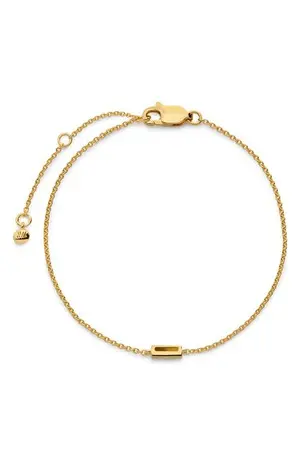 Monica Vinader Initial Chain Bracelet - 18k Gold Vermeil I