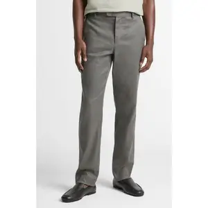 Vince Owen Linen & Cotton Blend Extended Tab Pants - Slate