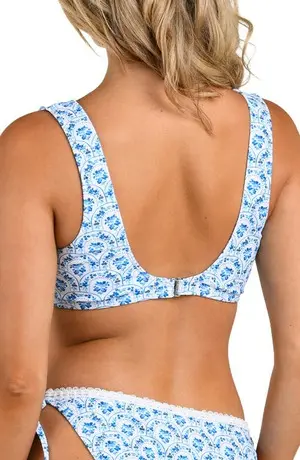 CITRUS Penny Merrow Floral Bikini Top
