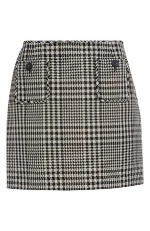 Lafayette 148 New York Cotton Patch Pocket Miniskirt