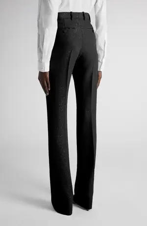 TOM FORD Sequin Straight-leg Pants - Black
