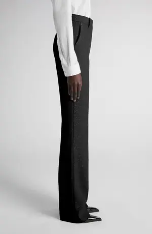 TOM FORD Sequin Straight-leg Pants - Black