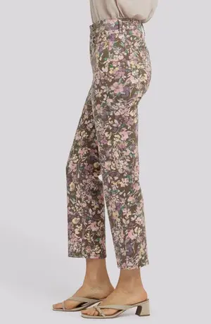 NYDJ Marilyn Floral Ankle Jeans