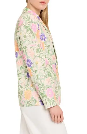 TAHARI ASL Floral Print Blazer