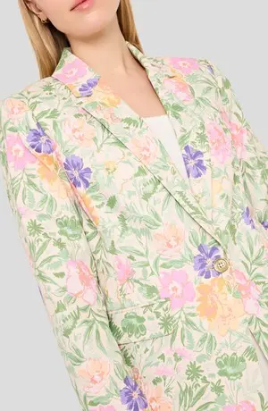 TAHARI ASL Floral Print Blazer