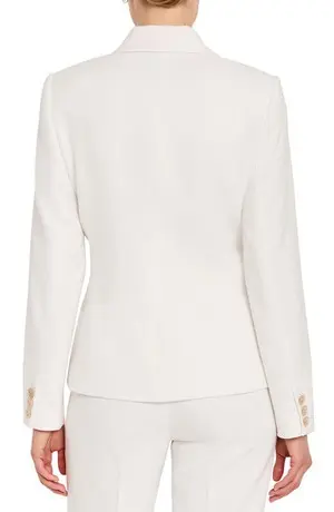 TAHARI ASL One-button Bouclé Blazer