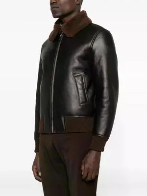 Sandro Reversed Leather Jacket
