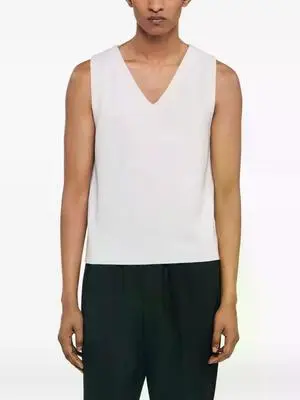Sandro V-neck Knitted Tank Top