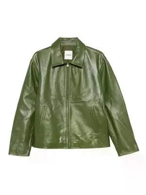Sandro Zip-front Leather Jacket