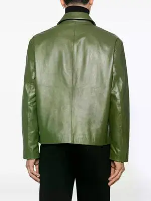 Sandro Zip-front Leather Jacket