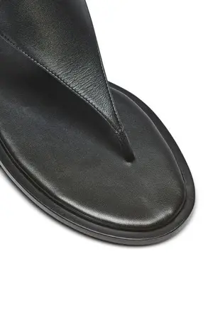 Balmain Anthem Flat Toe-post Sandals - Black