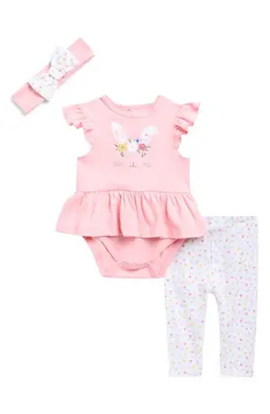 LITTLE ME Bodysuit And Leggings Set With Headband