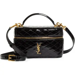 Saint Laurent Gaby Quilted Leather Vanity Case