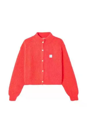 American Vintage Buttoned East Cardigan - Red