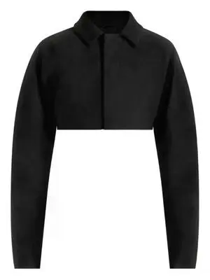 Manière De Voir Balloon Sleeves Jacket - Black