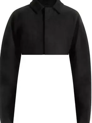 Manière De Voir Balloon Sleeves Jacket - Black