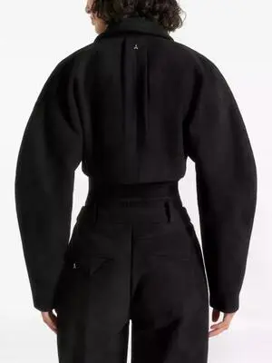 Manière De Voir Balloon Sleeves Jacket - Black