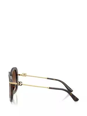 Dolce & Gabbana Oversized-frame Tortoiseshell Sunglasses