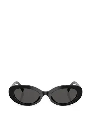 Dolce & Gabbana Oval-frame Sunglasses - Black