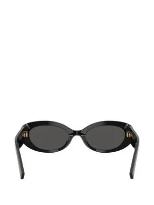 Dolce & Gabbana Oval-frame Sunglasses - Black