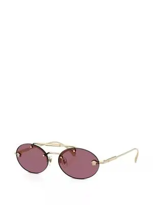 Versace Oval-frame Sunglasses
