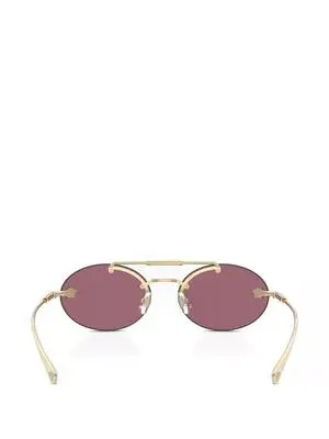 Versace Oval-frame Sunglasses