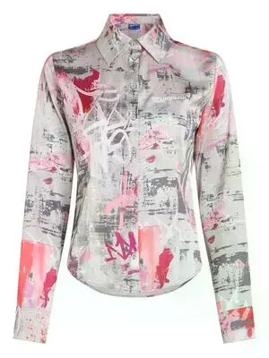 Karl Lagerfeld Paint-splatter Shirt - Grey