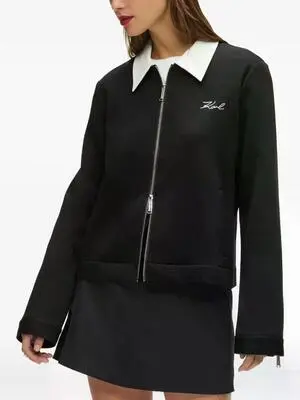 Karl Lagerfeld Zip-up Collar Jacket