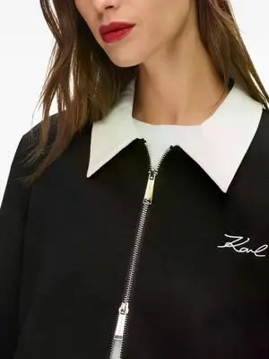 Karl Lagerfeld Zip-up Collar Jacket