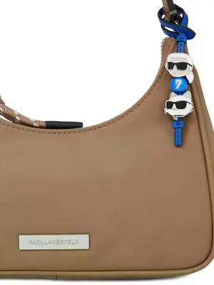 Karl Lagerfeld Logo-plaque Shoulder Bag - Neutrals