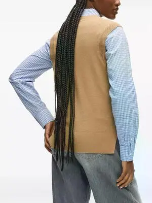 Karl Lagerfeld Logo Appliqué Vest