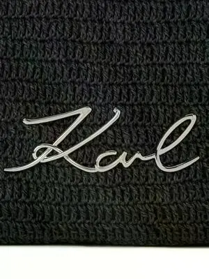 Karl Lagerfeld K/signature Crochet Beach Bag