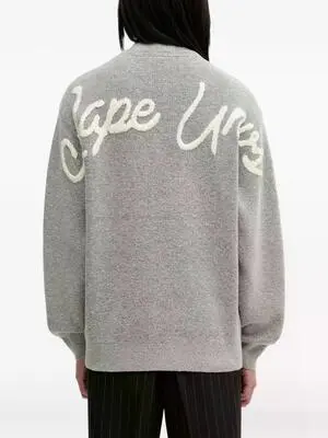AAPE BY *A BATHING APE Moonface Half-zip Knit Sweater