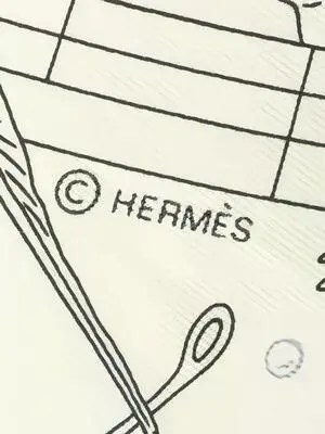 Hermès 1920s Silk Scarf