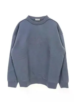 Dior Stone Island Vintage Logo Embroidery Sweatshirt - Blue