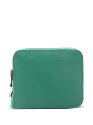 Hermès 2023 Azap Leather Wallet - Green