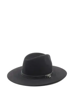 Hermès 2000s Rabbit Felt Trim Hat - Black